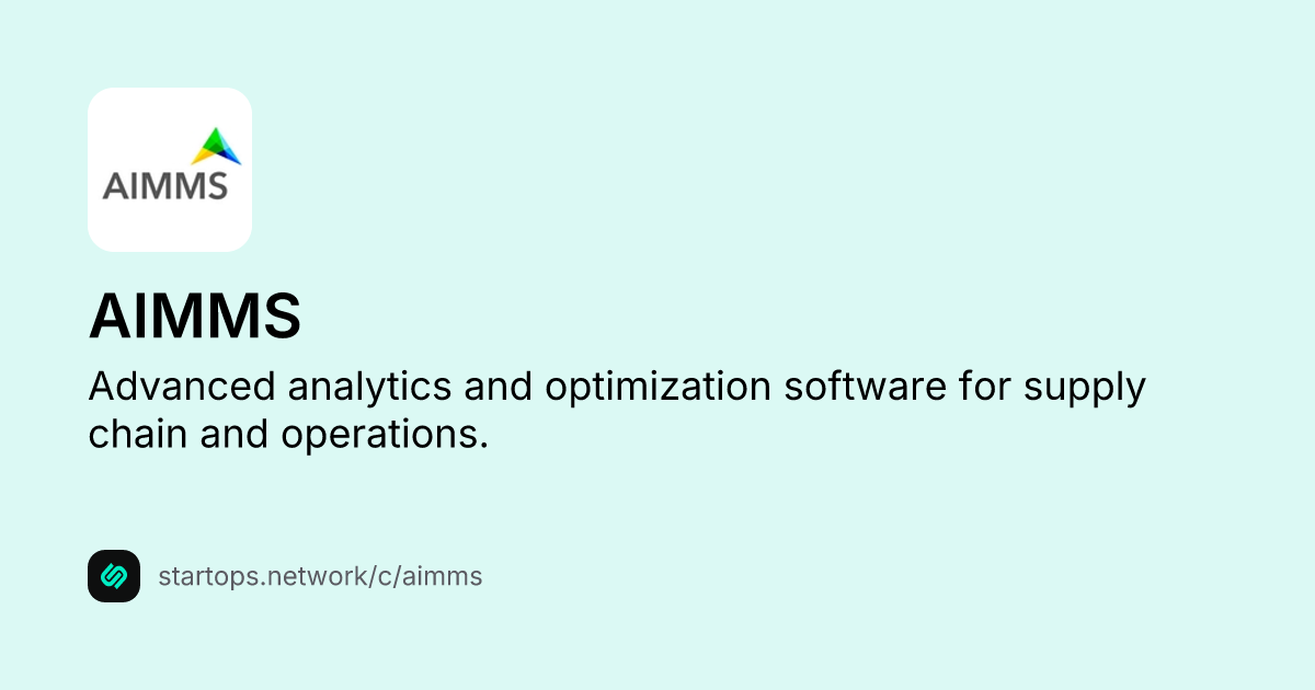 AIMMS · StartOps