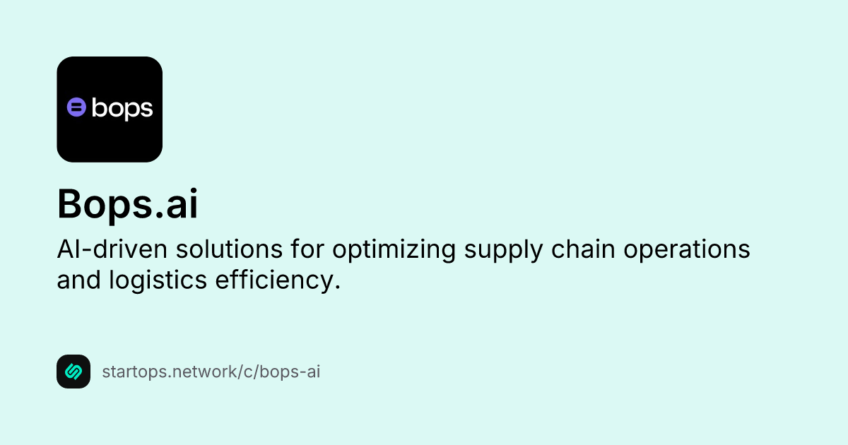 Bops.ai · StartOps