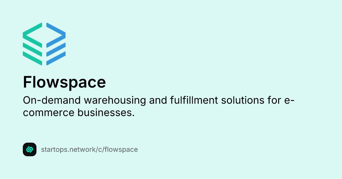 Flowspace · StartOps