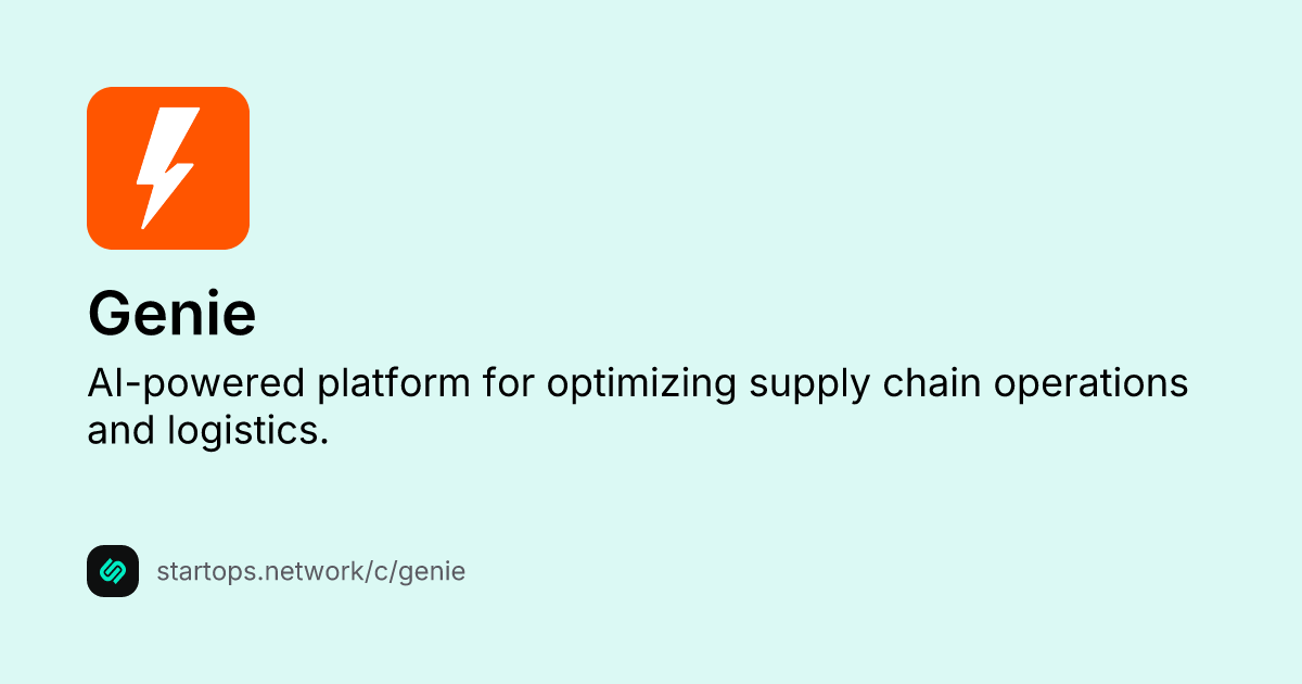 Genie · StartOps