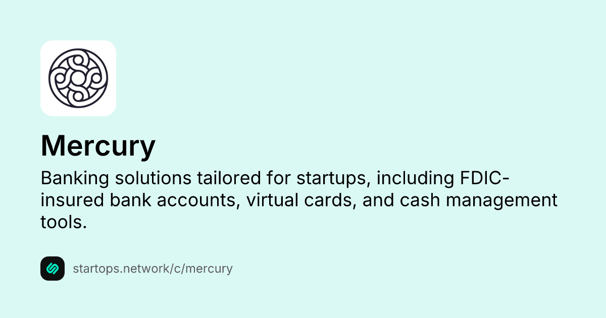 Mercury · StartOps