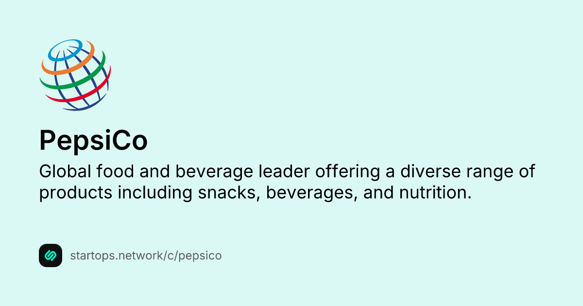 PepsiCo · StartOps