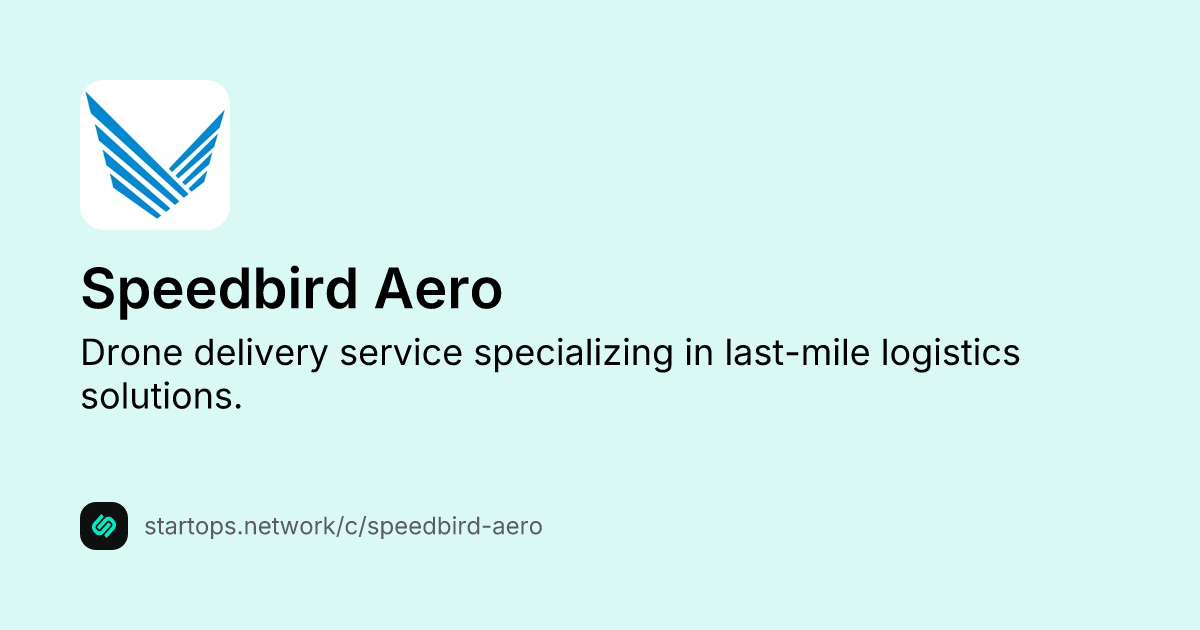 Speedbird Aero · StartOps