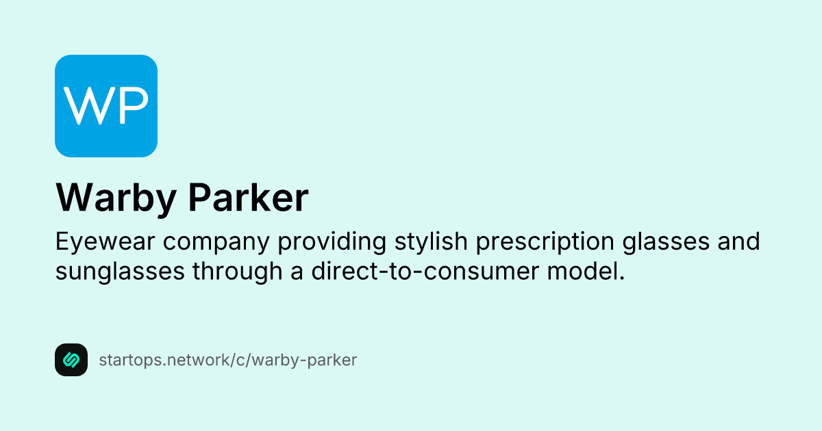 Warby Parker · StartOps