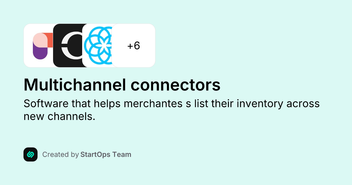 Multichannel connectors · StartOps