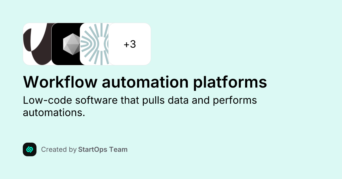 Workflow Automation Platforms · Startops
